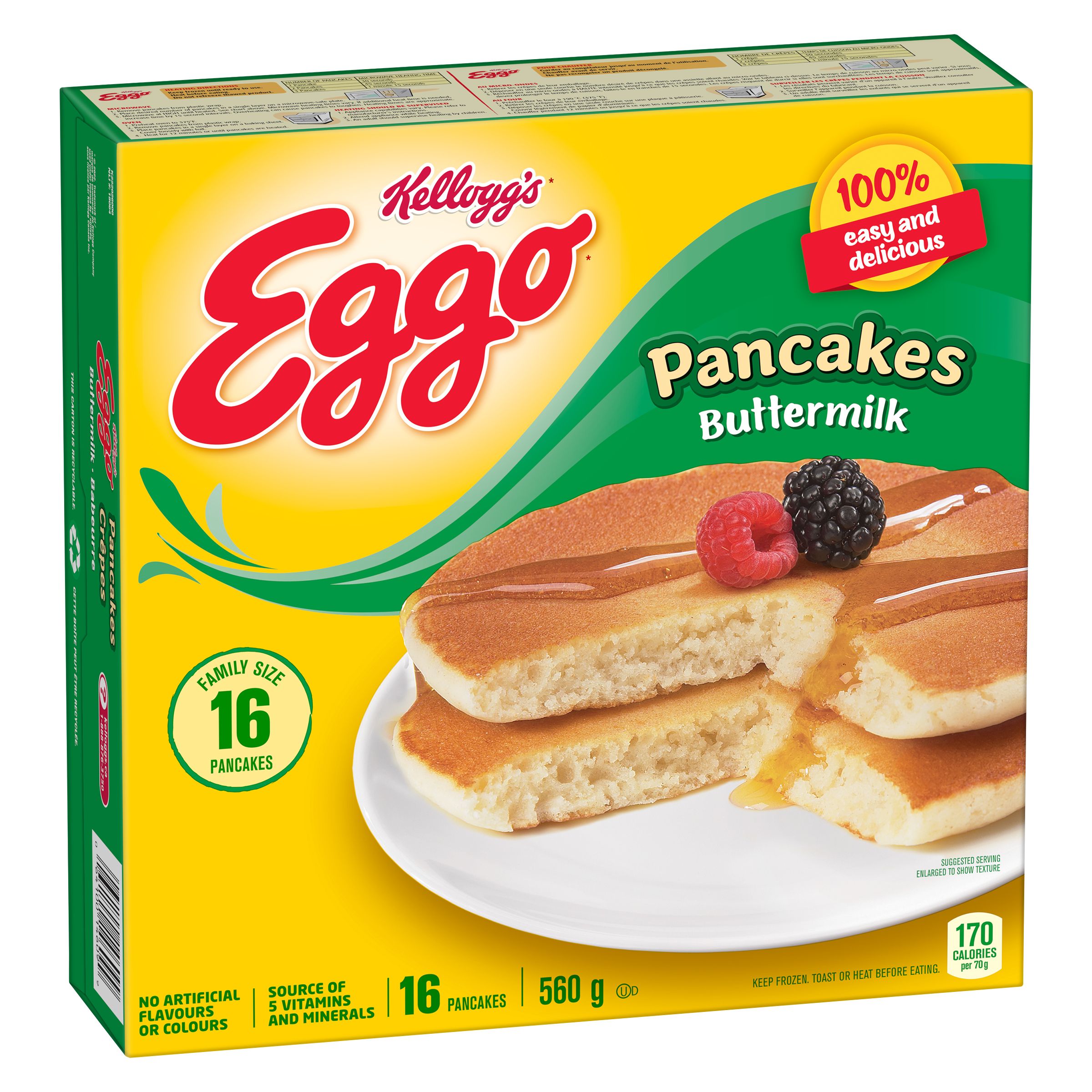 Kellogg's* Eggo* Pancakes Buttermilk - SmartLabel™