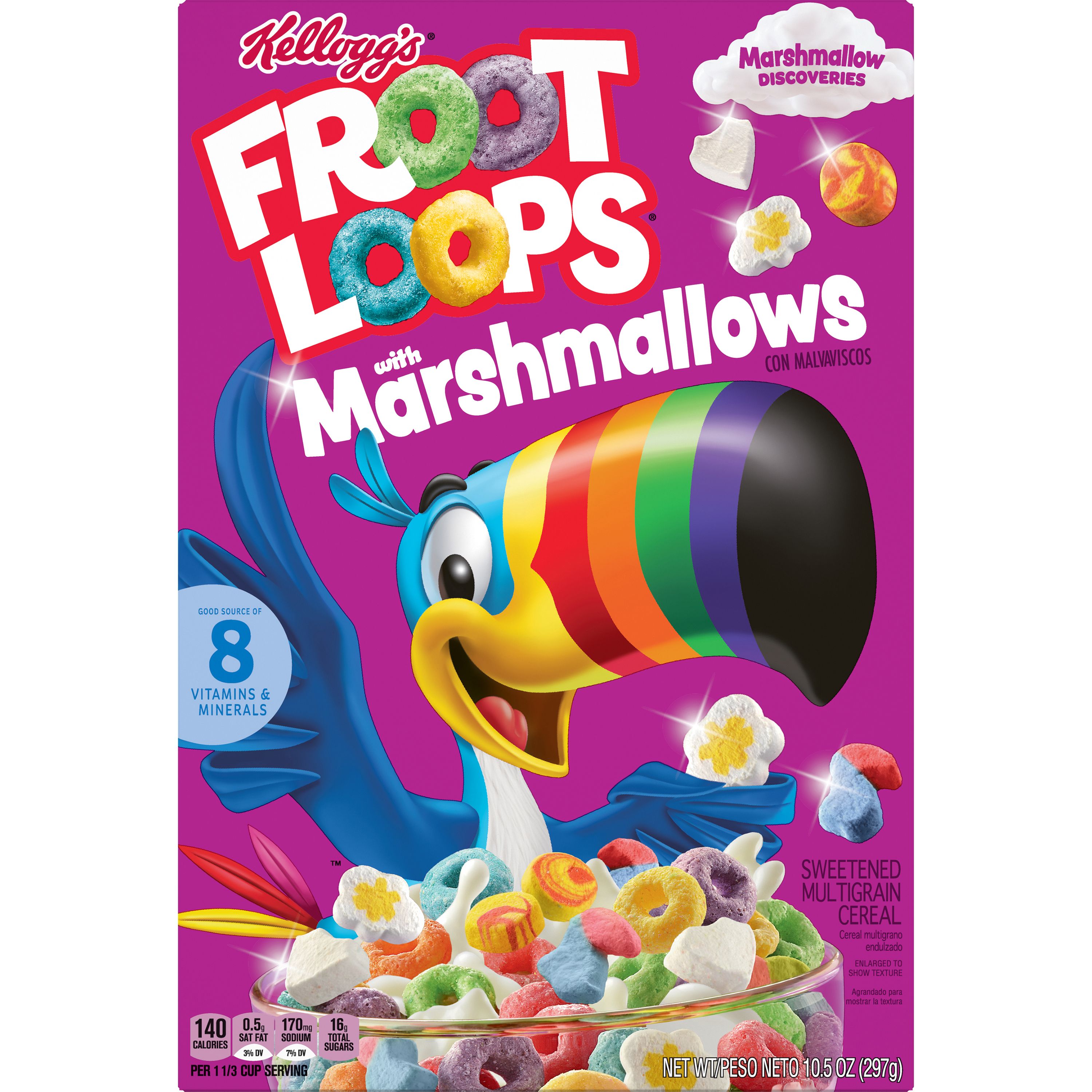 Kellogg s Froot Loops With Marshmallows Cereal Kellogg s Froot Loops With Marshmallows Cereal