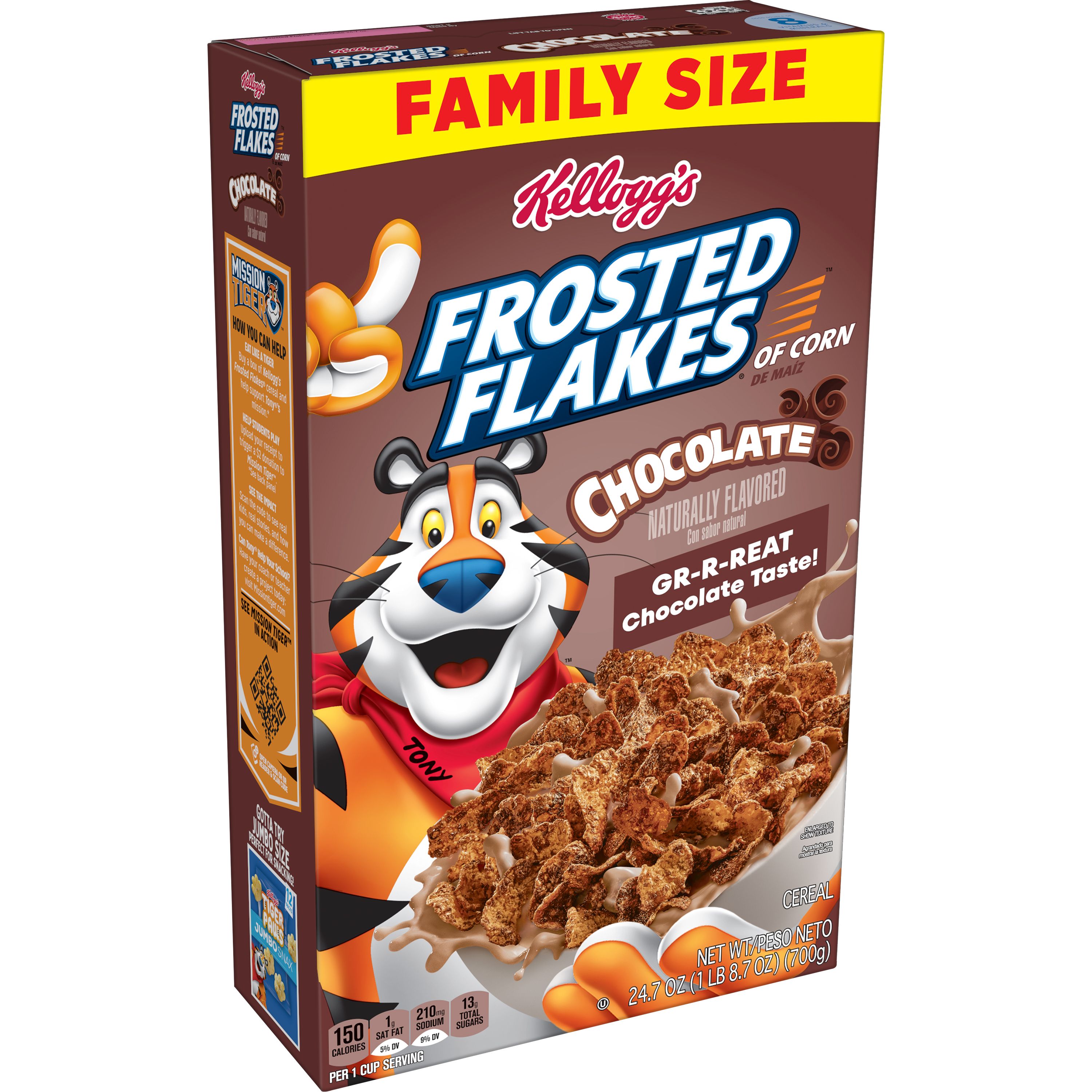 Kellogg s Frosted Flakes Chocolate Milkshake SmartLabel Kellogg s Frosted Flakes Chocolate Milkshake SmartLabel