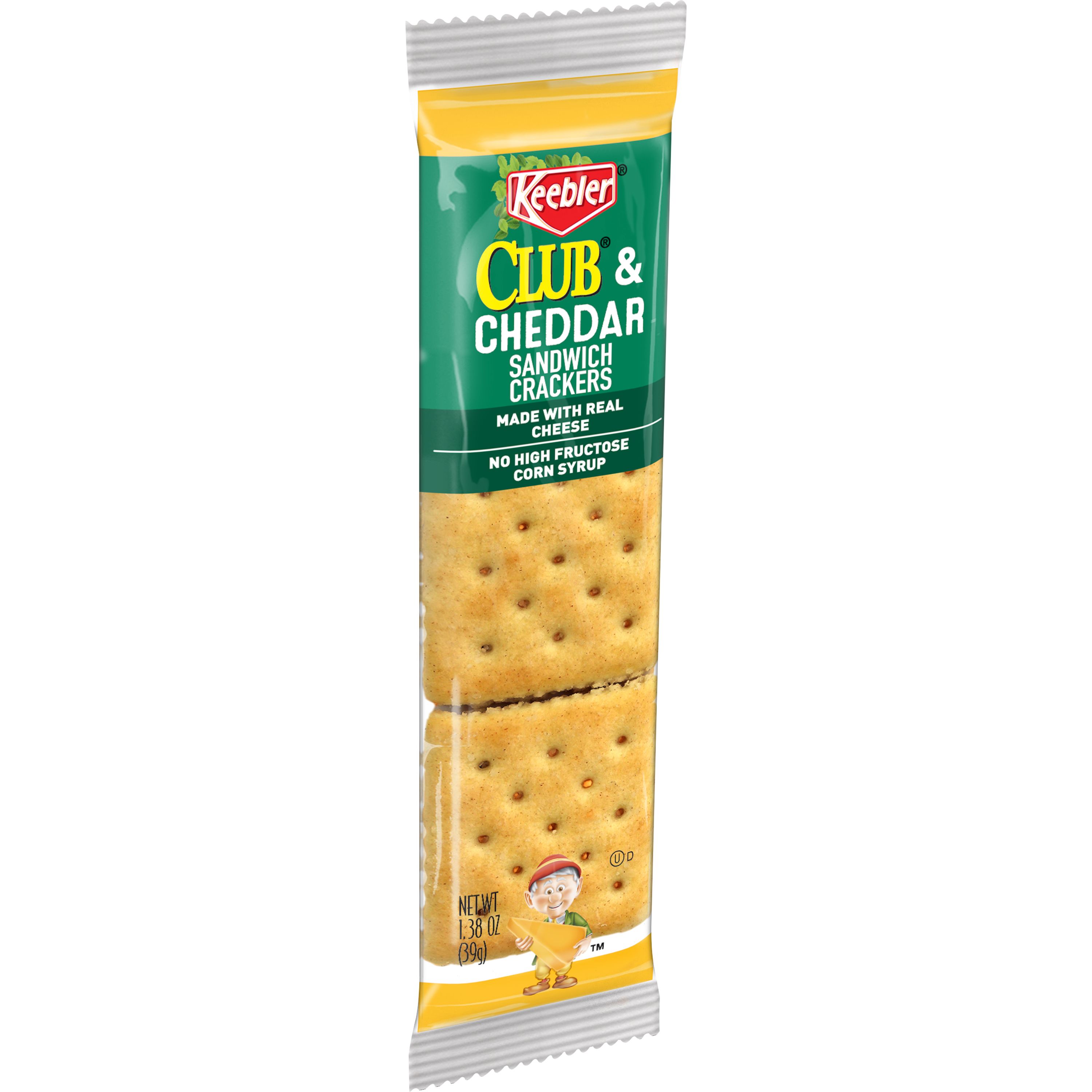 Kelloggs® Club® & Cheddar sandwich crackers - SmartLabel™