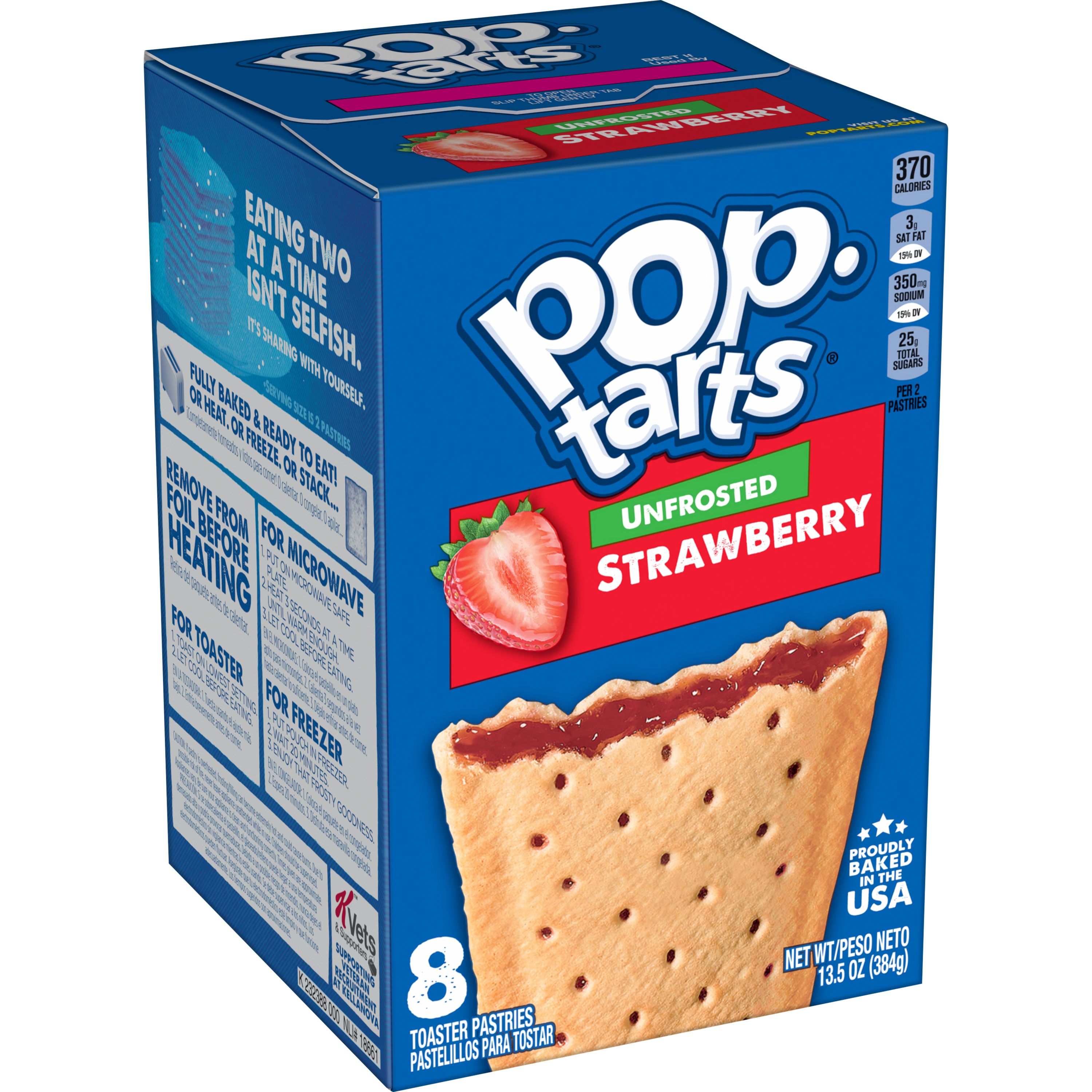 Unfrosted Strawberry Pop Tarts SmartLabel Unfrosted Strawberry Pop Tarts SmartLabel