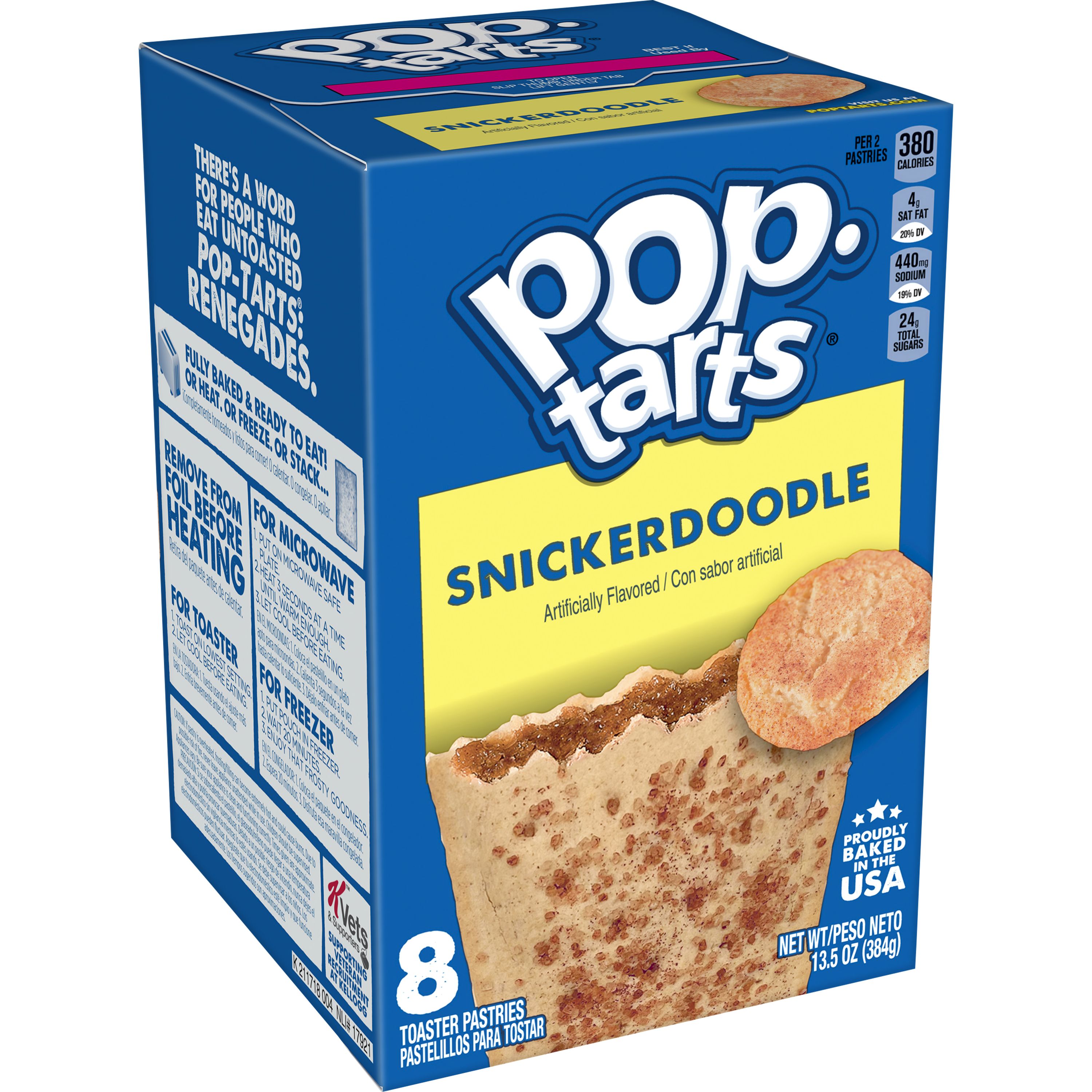 Snickerdoodle Pop Tarts SmartLabel 