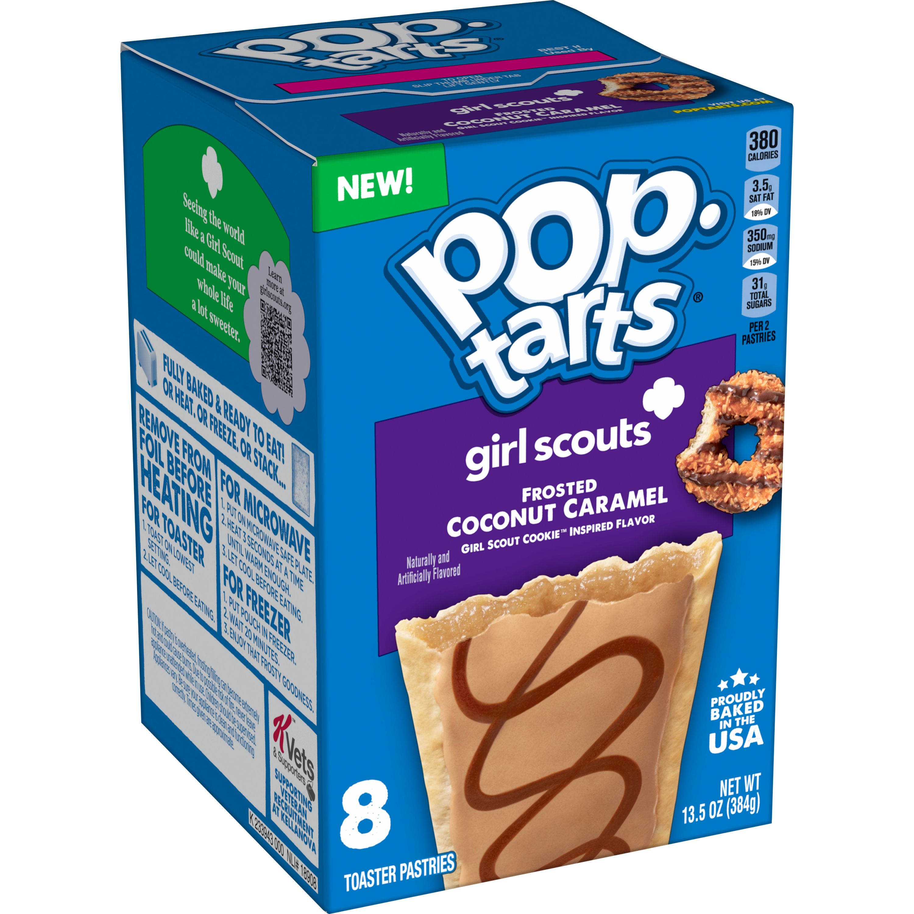 Girl Scouts® Frosted Coconut Caramel Pop-Tarts® - SmartLabel™