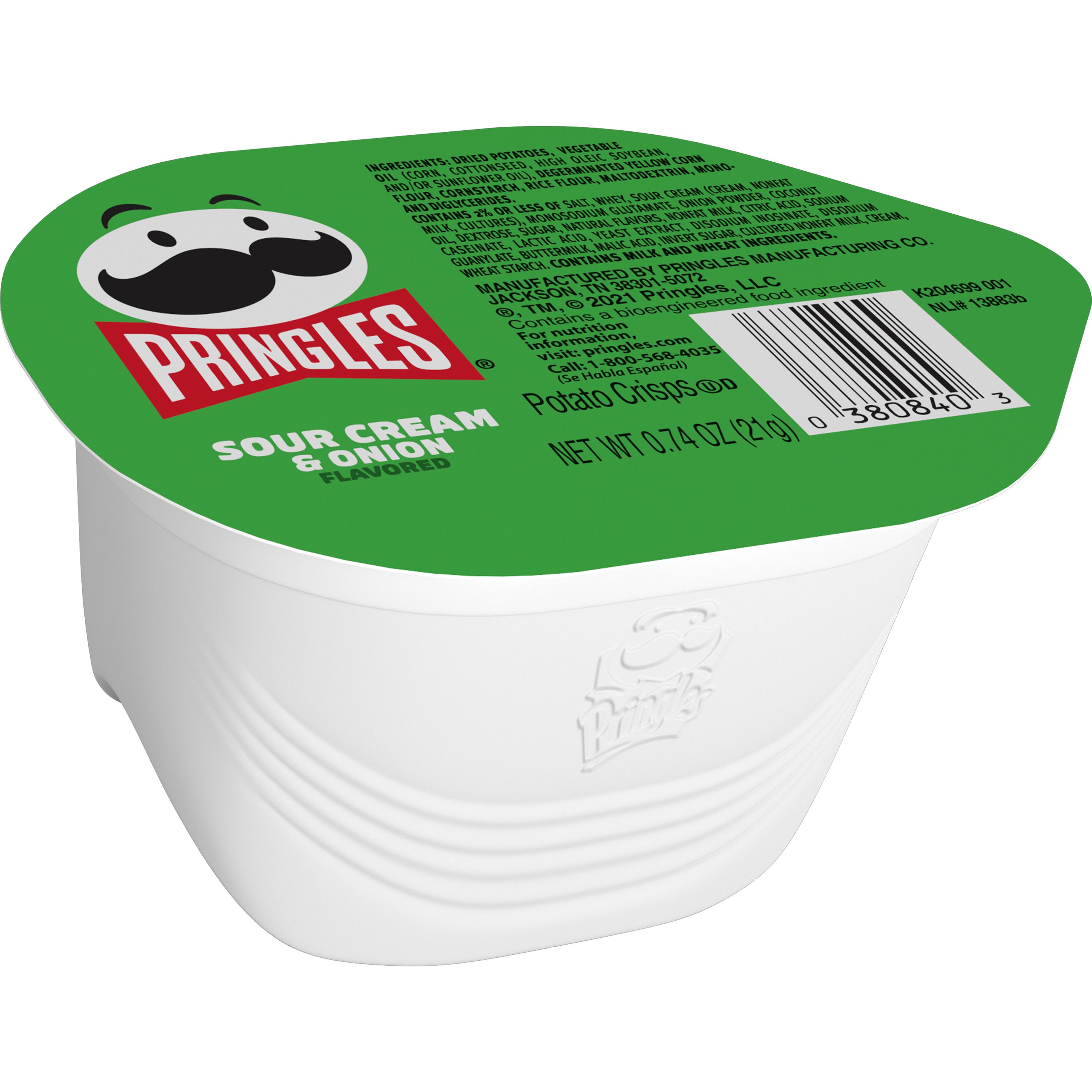Pringles Snack Stacks Sour Cream Onion Crisps SmartLabel Pringles Snack Stacks Sour Cream Onion Crisps SmartLabel