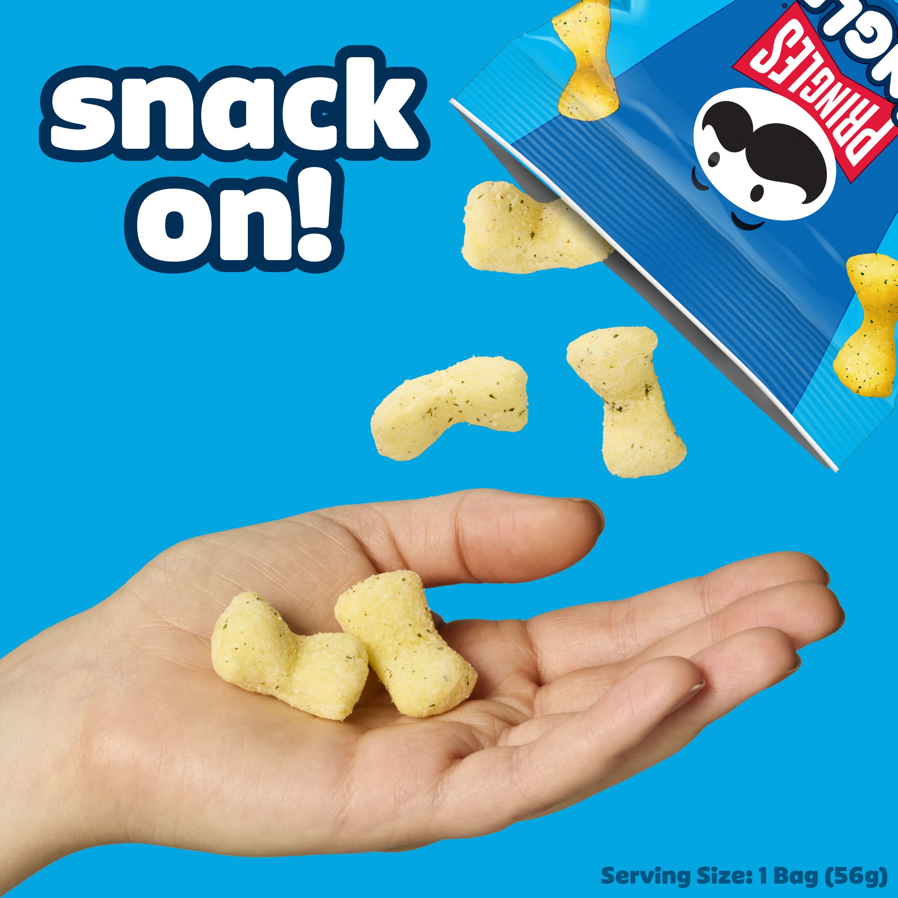 Pringles® Mingles™ Puffed Snacks, Sharp White Cheddar & Ranch