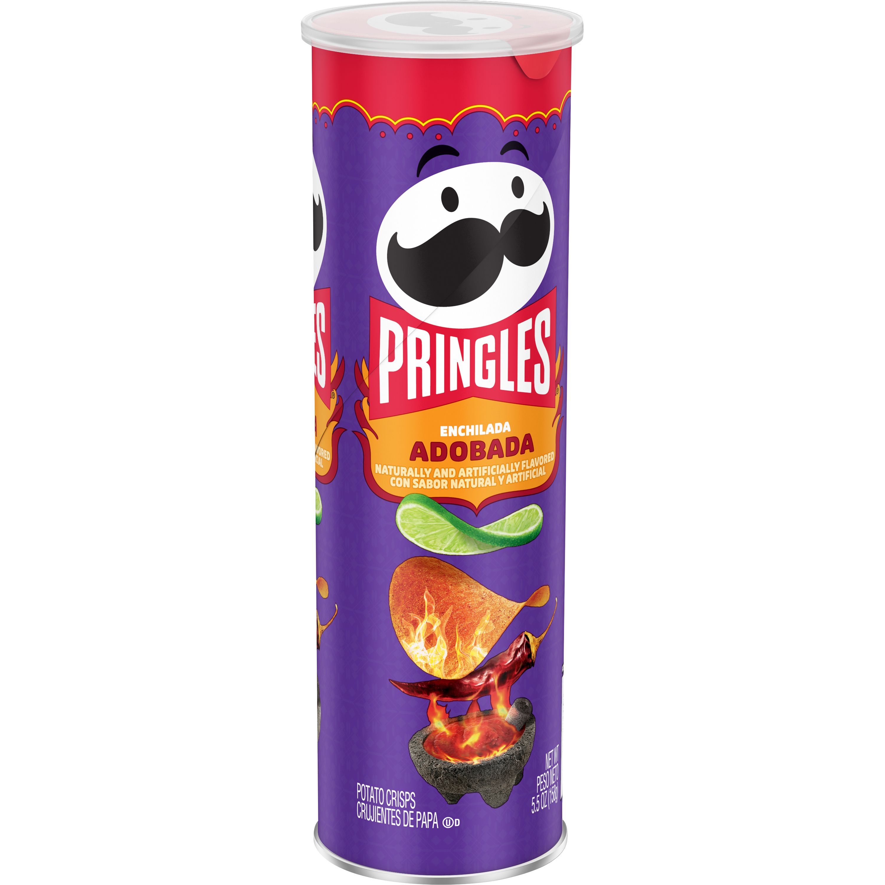 Pringles Enchilada Adobada Crisps SmartLabel Pringles Enchilada Adobada Crisps SmartLabel