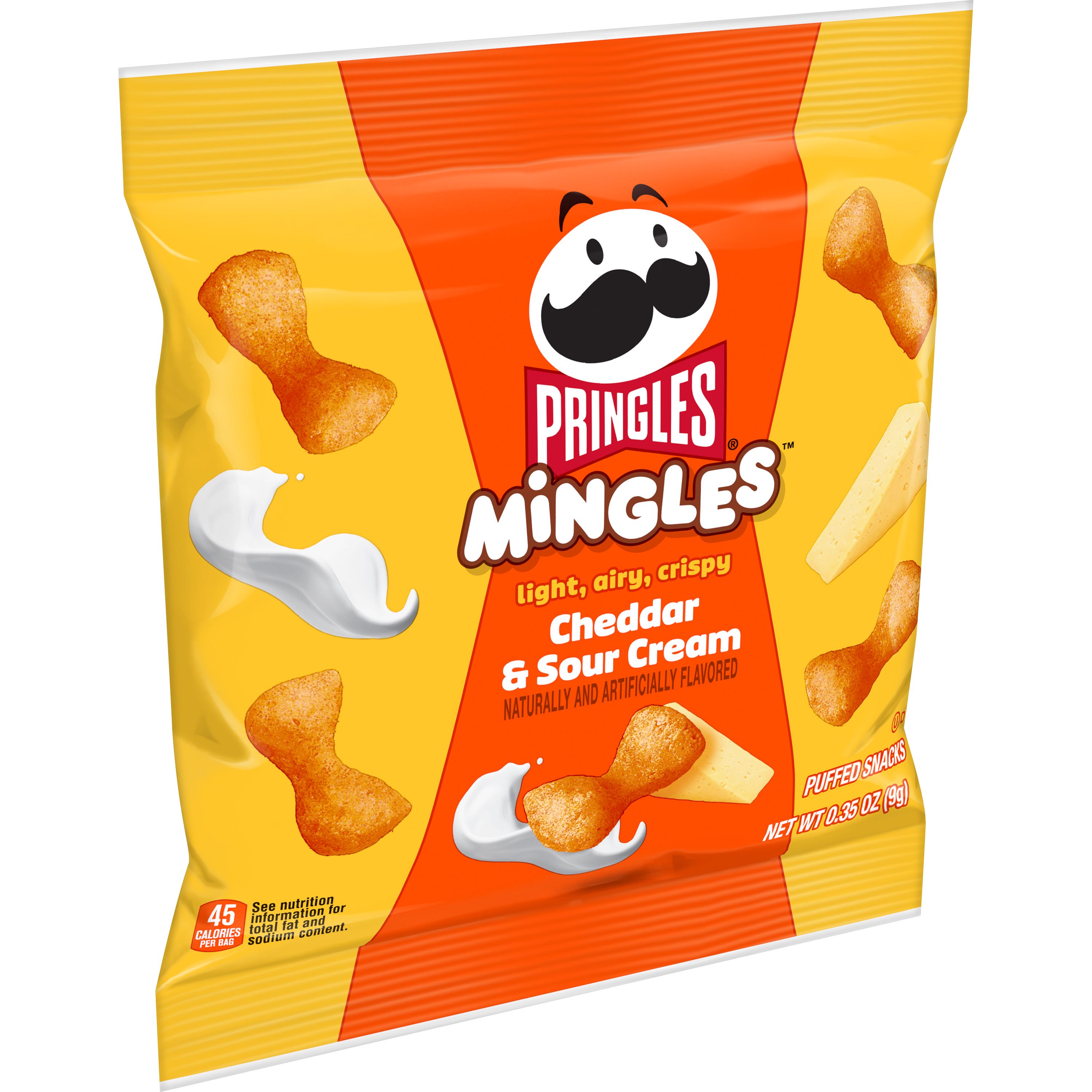 Pringles® Mingles™ Puffed Snacks, Cheddar & Sour Cream - SmartLabel™