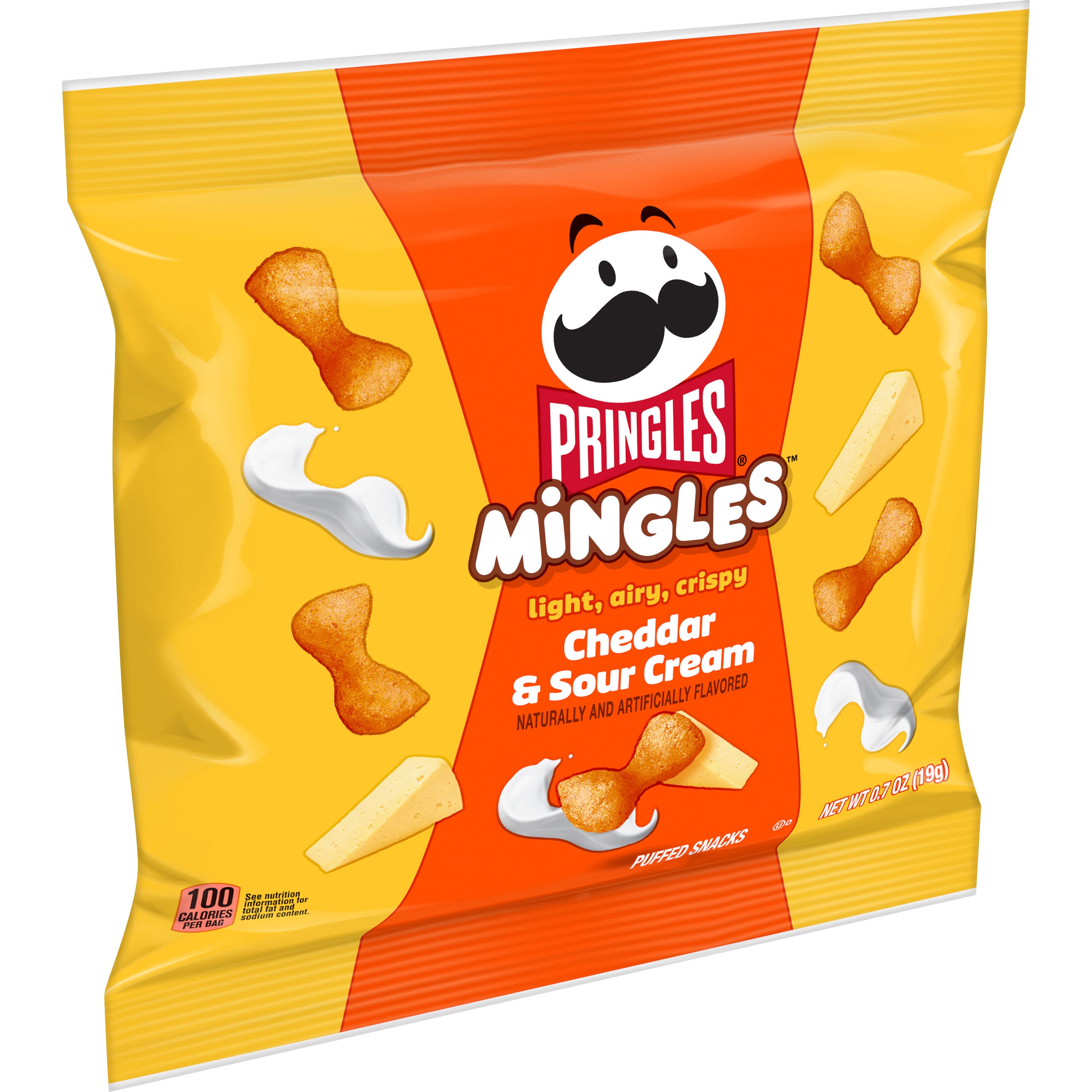 Pringles® Mingles™ Puffed Snacks, Cheddar & Sour Cream - SmartLabel™