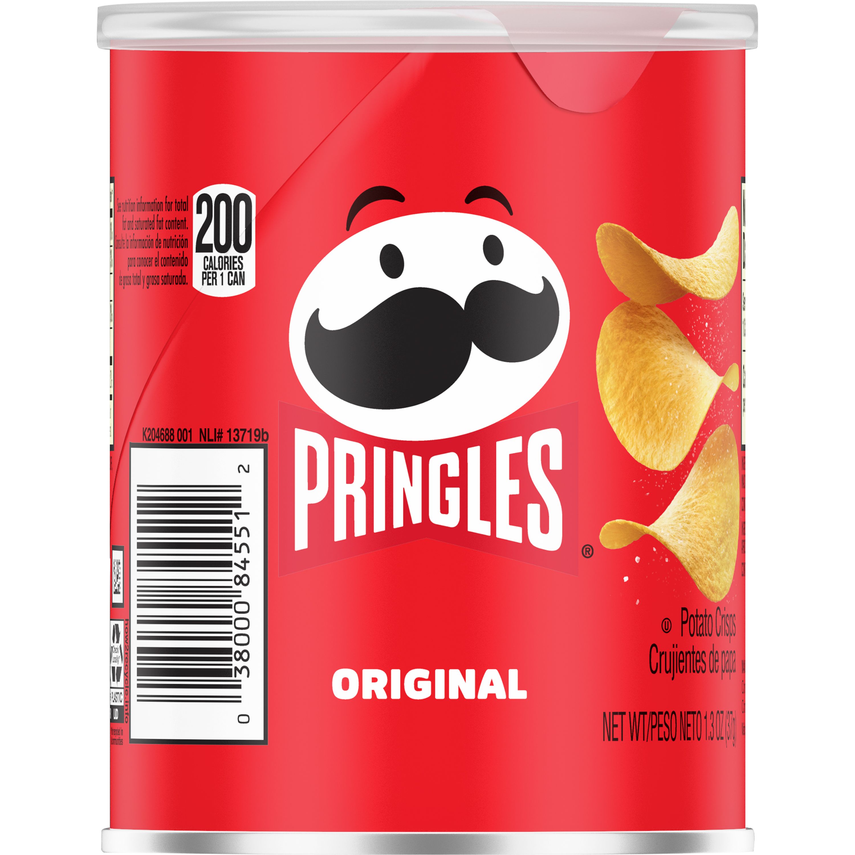 Pringles Grab Go Original Crisps SmartLabel 
