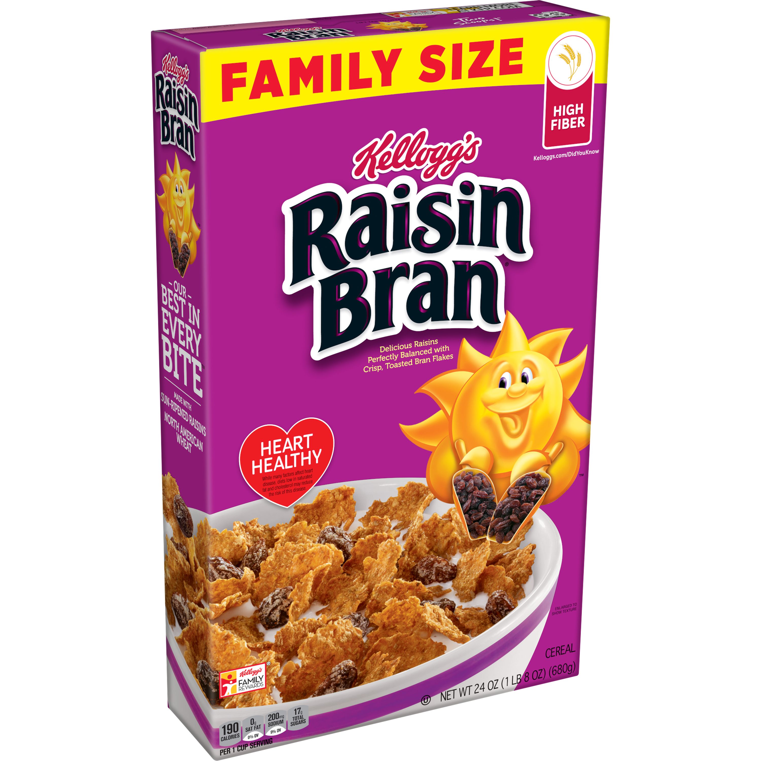 Kellogg s Raisin Bran Original Cereal SmartLabel 