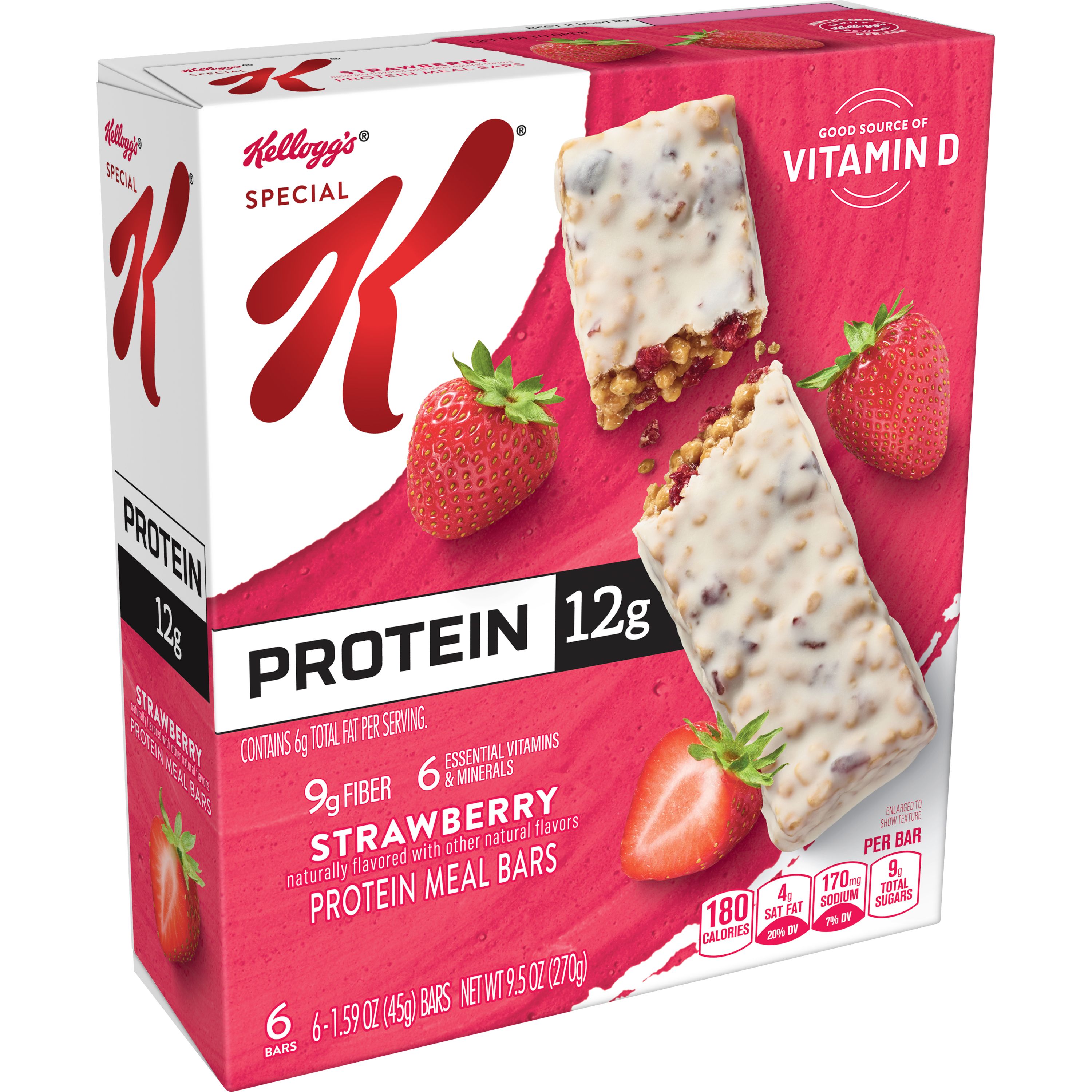 Kellogg s Special K Strawberry Protein Meal Bars SmartLabel Kellogg s Special K Strawberry Protein Meal Bars SmartLabel